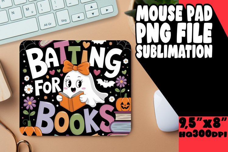 Enchanted Mouse Mat Sublimation, Ghost Books