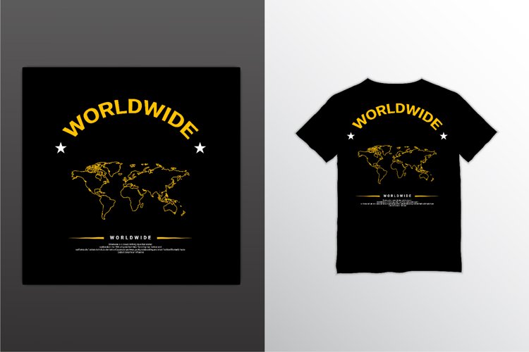 Worldwide writing design, suitable for screen (2108820)