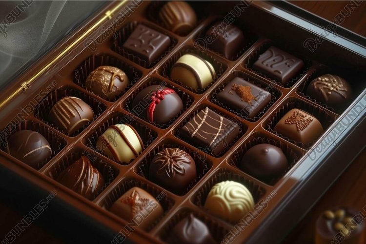 Exquisite assorted chocolate box delight