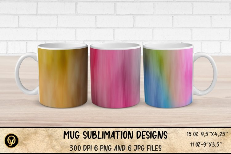 Mug Sublimation Designs , Abstract Gradient (1718349)