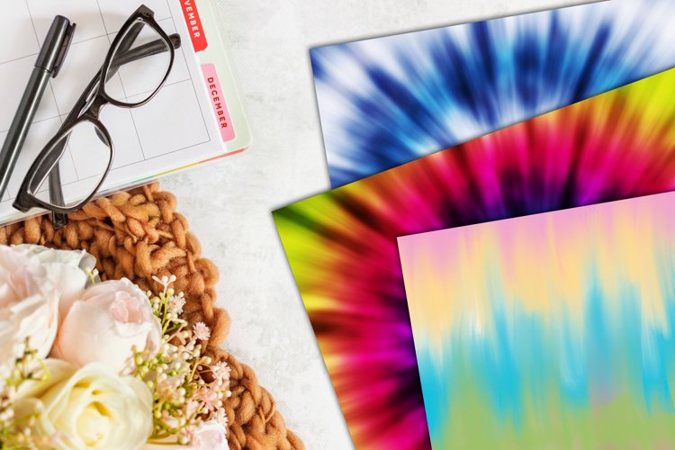 Tie Dye Digital Paper - Tie Dye Pattern - Free Design of The Week ...