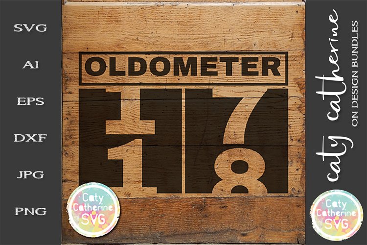 18 Eighteen Birthday Oldometer SVG Cut File