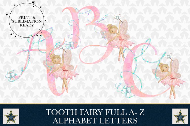 Tooth Fairy Alphabet Letters