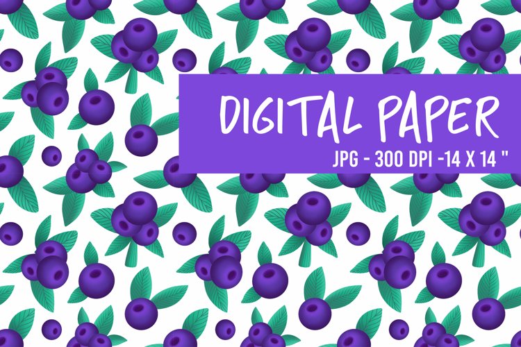 blueberries seamless pattern|blueberries digital paper