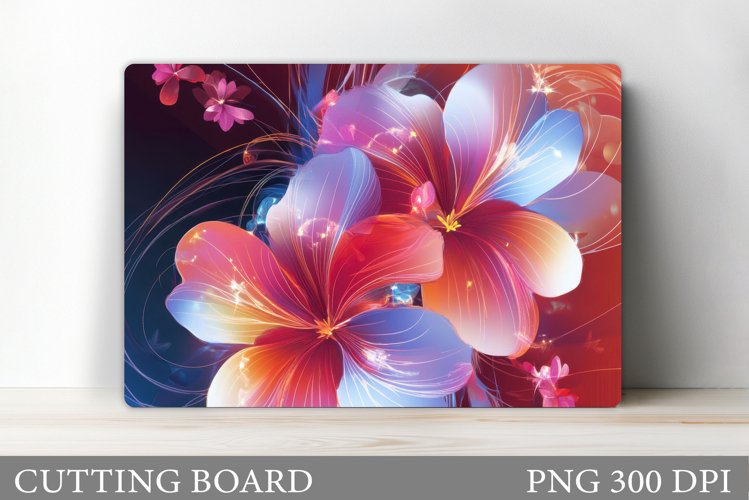 Flowers Cutting Board. Floral Cutting Board Design (5089065)