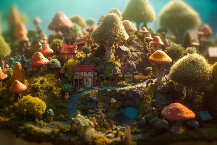 Children's mushroom world (2823670)
