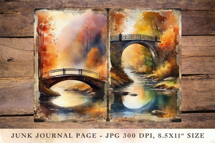 Printable Junk Journal Pages fall autumn 1 (4780095)