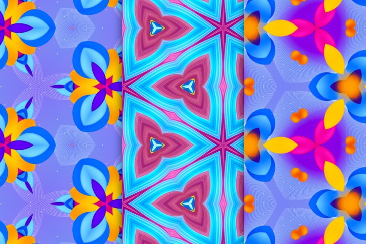 Geometric mandala pattern for print