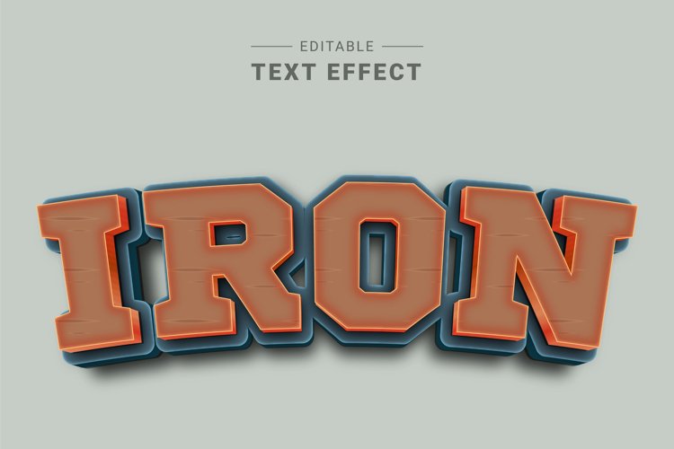 Editable Text Effect for Illustrator. Vector (1732715)