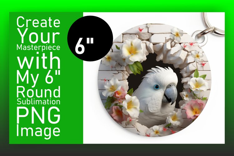 Cute Animal Round Sublimation Art (3079143)