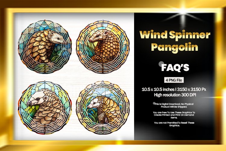 Pangolin Wind Spinner Sublimation - 04 Variati (3215208)