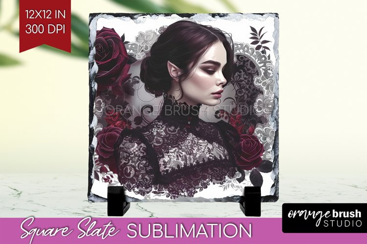 Dark Gothic Slate PNG - Victorian Gothic Square (4904341)