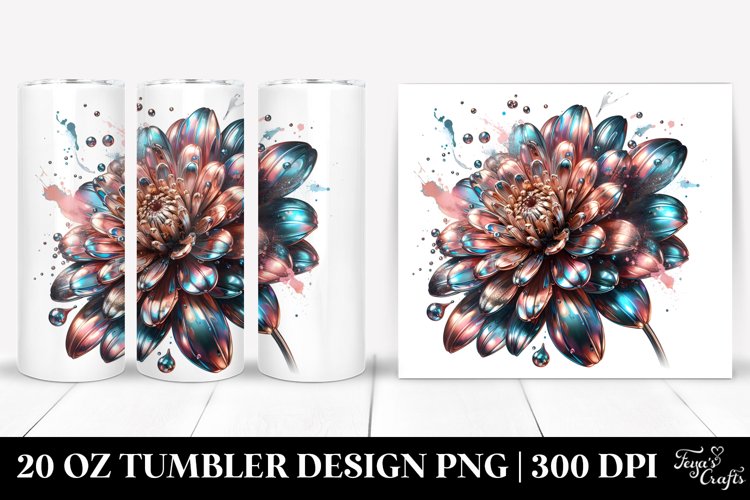 Shiny Zinnia Tumbler