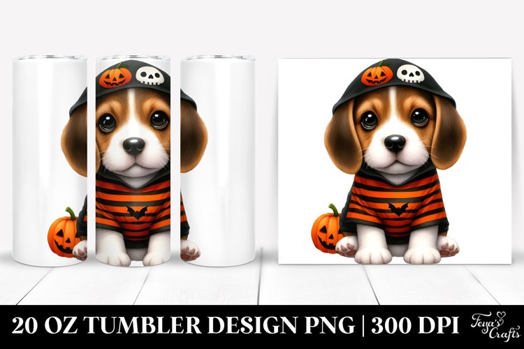 Spooky Beagle 20 Oz Tumbler
