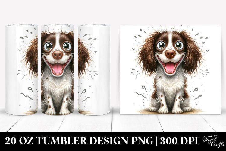 Crazy Looking English Springer Spaniel | 20 Oz Tumbler