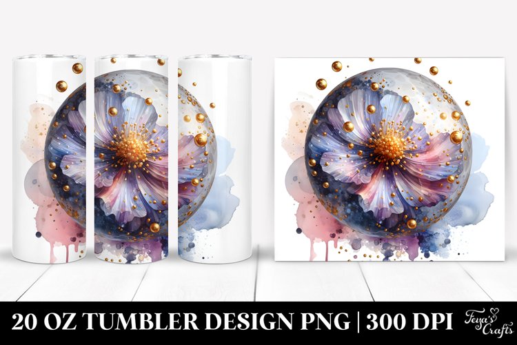 Golden Cosmos Tumbler