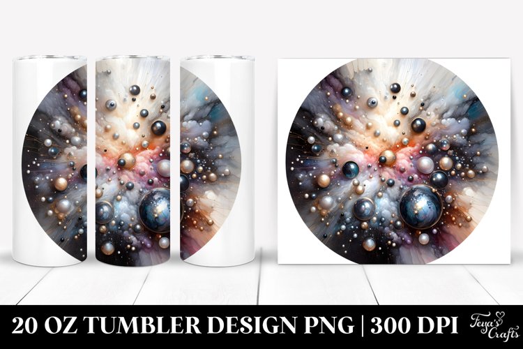 Glossy Cosmos Tumbler