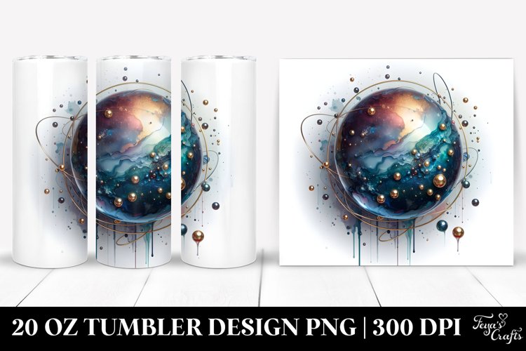 Glossy Cosmos Tumbler