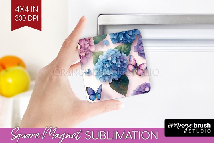 Spring Blossom Magnet Sublimation - Flowers Square (5123473)