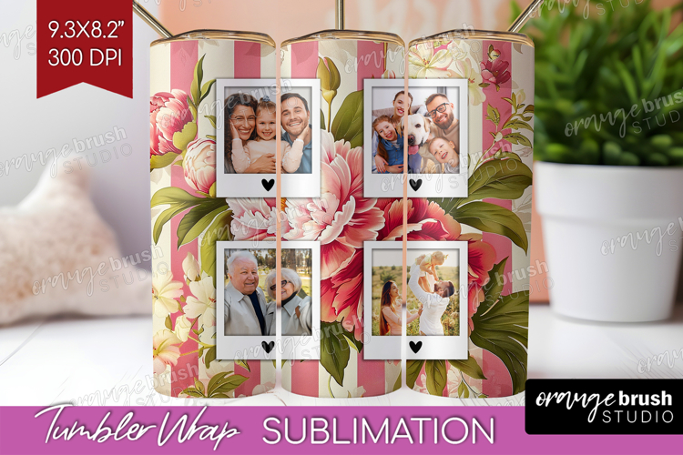 Floral Photo Tumbler PNG - Peony Flower Picture (5327837)