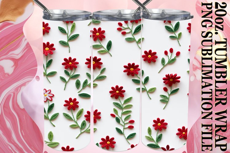 Spring Blossoms Sublimation Artistry Shines