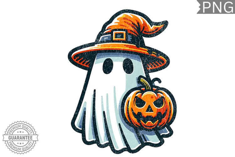 Halloween Ghost Sublimation Design