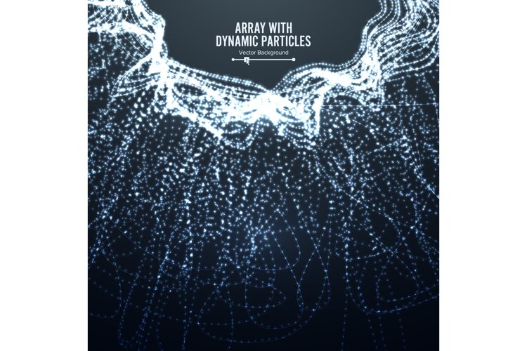 Array Vector With Dynamic Particles. Round Dots (653724)