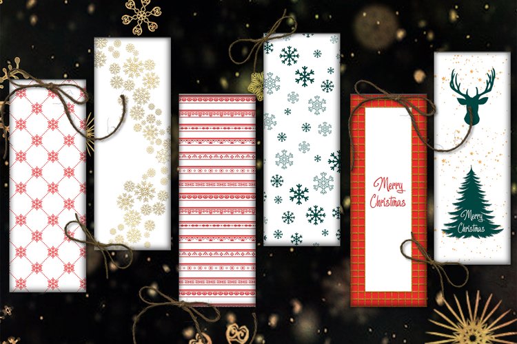 Christmas Bookmarks, Bookmarks Digital, Christmas Cards