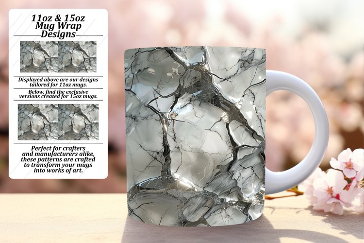 Geode Agate Sublimation Mug Variety