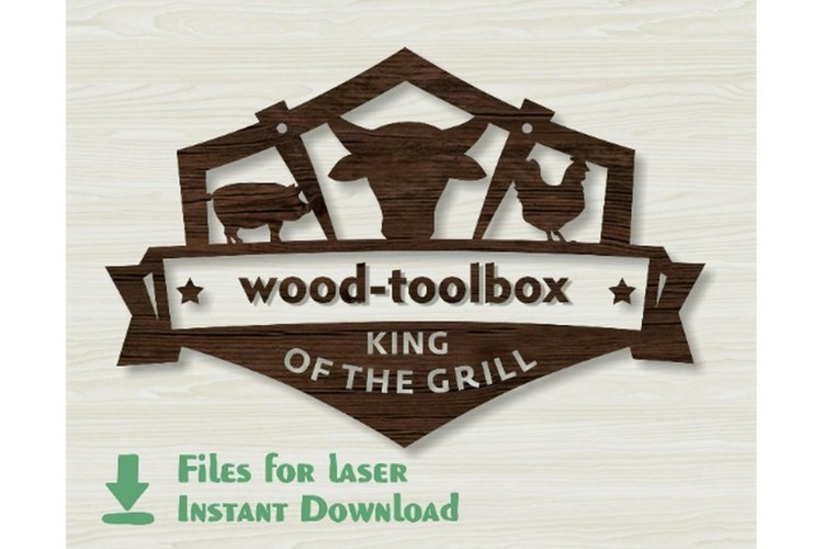 Sign BBQ Version 1 - File for Laser Cutting Machines