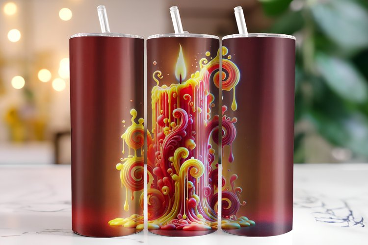 Candle Tumbler Wrap | Sublimation | Tumblers (5073015)