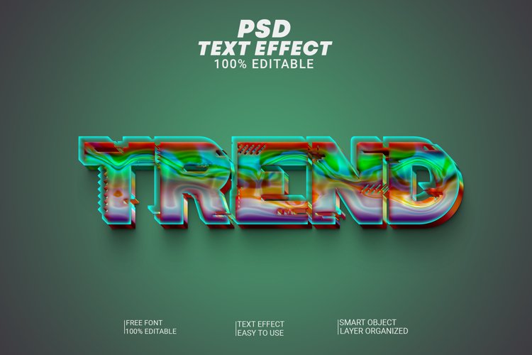 Trend 3d Editable Text Effect Style (2656781)