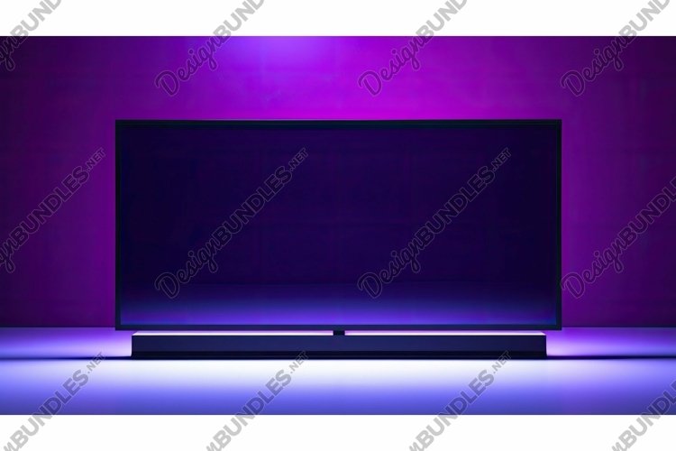 screen lower third purple