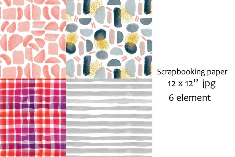 Digital paper. Watercolor spots background