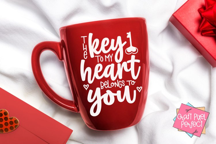 The Key To My Heart Belongs To You, Valentines Day Svg (1133614) | SVGs ...