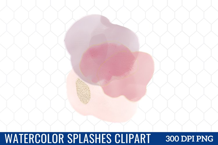 Watercolor Splashes Clipart (3488252)