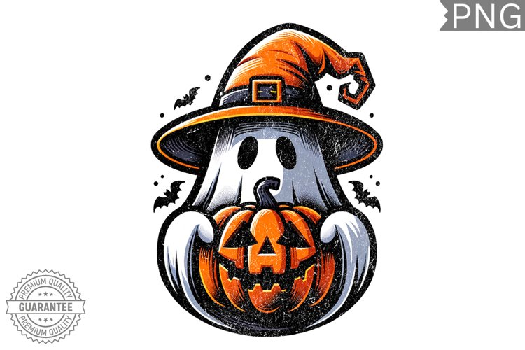 Halloween Ghost Sublimation Design