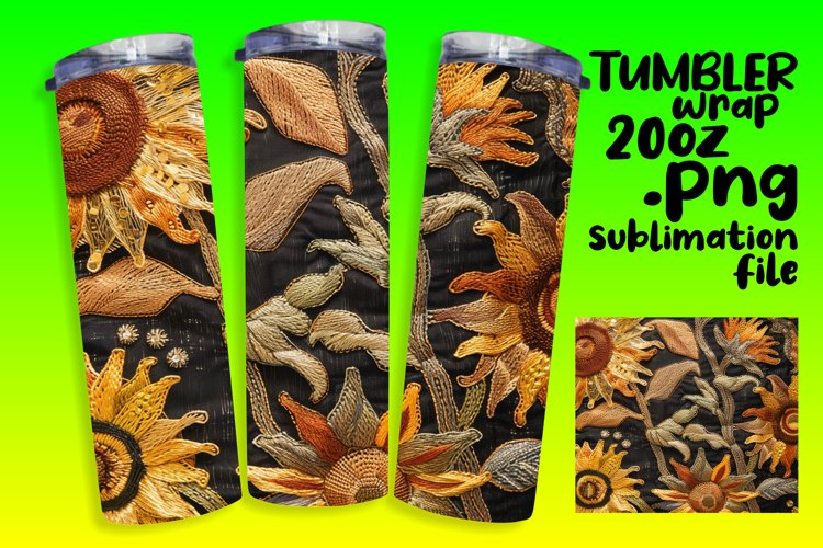 Bold Colorful Pattern Tumbler Design