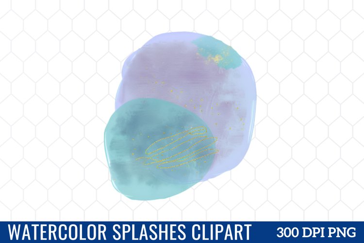 Watercolor Splashes Clipart (3488251)