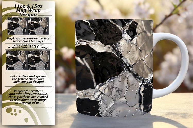 Vibrant Geode Stone Mug Assortment