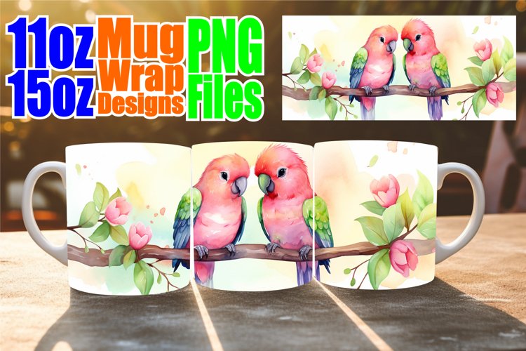 Whimsical Animals: Valentine's Mug Wrap