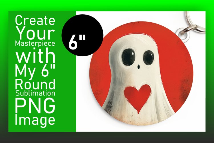 Whimsical Ghost Sublimation Print