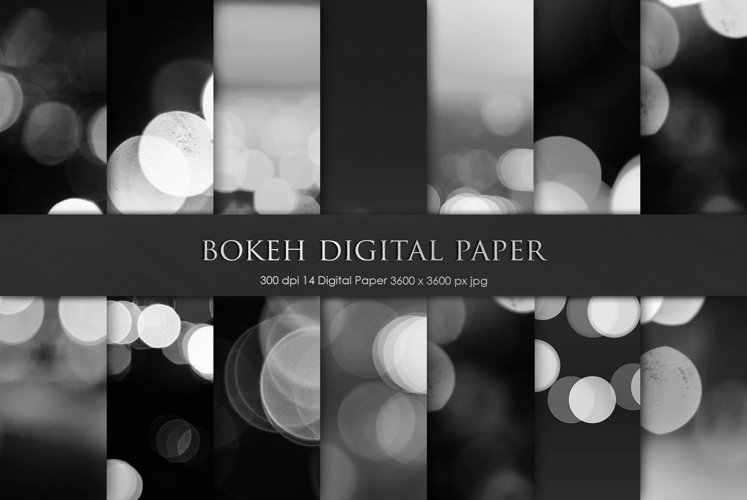 Bokeh Digital Paper