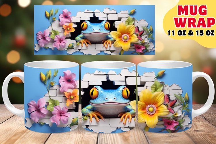Springtime Blossoms Surround: Mug Wrap Sublimation (2960845)