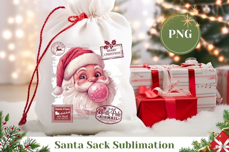 Funny Santa Claus Santa Sack, Cartoon Santa Claus PNG
