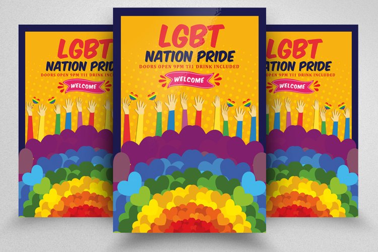 LGBT Celebration Flyer Template
