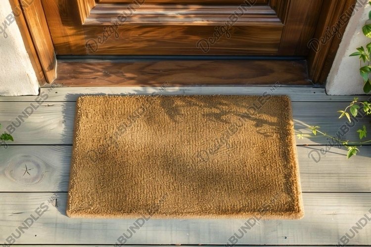 Front Door mat mockup to the house (4502893)