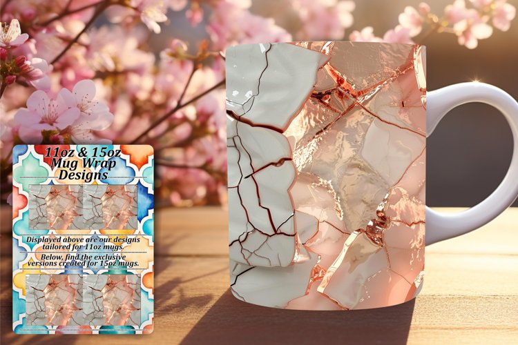 Bold Glossy Sublimation Mug Wraps