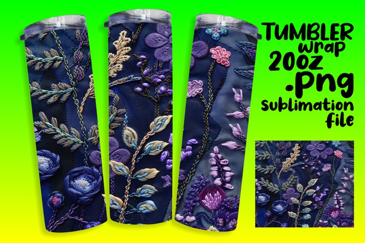 Funky Pattern Sublimation Tumbler Design