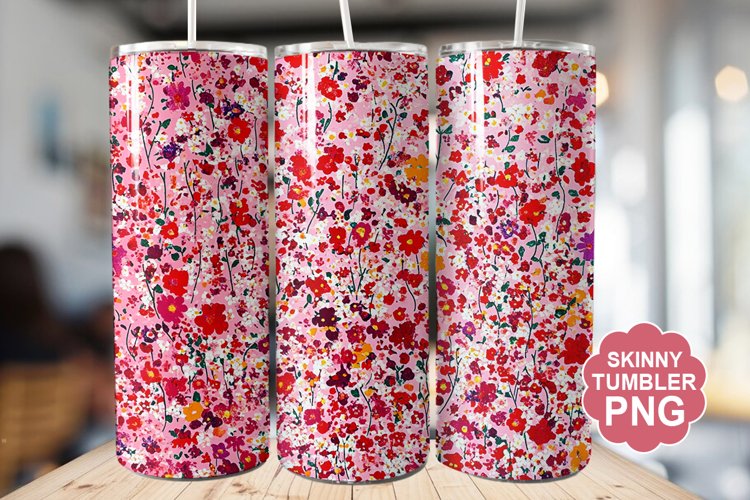 Floral Pattern Tumbler | Floral Tumbler Wrap